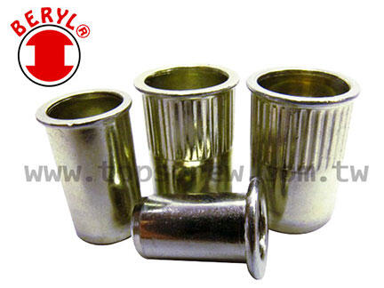 Small Flange & Flat Head Blind Rivet Nut, Open End SEM, SAM (MM)