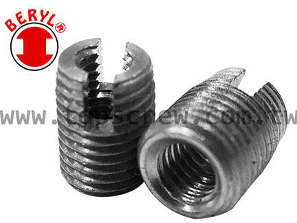 Self Tapping Threaded Insert Slotted