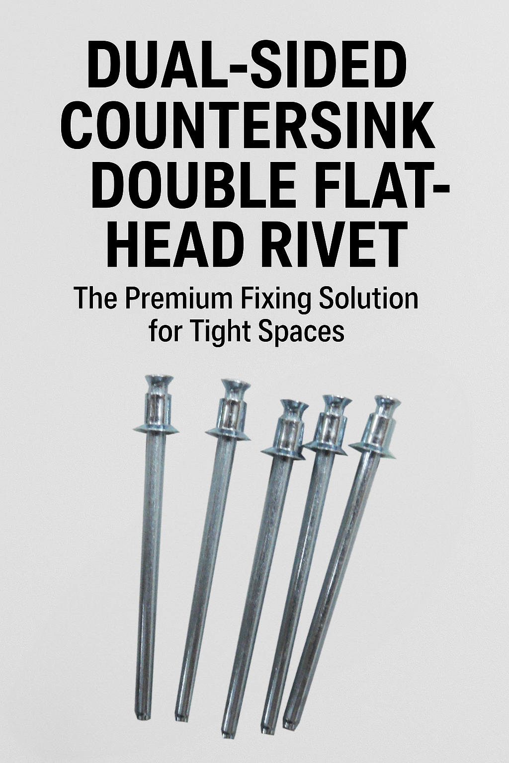 Dual-Sided Countersink, Double Flat-Head Rivet — The Premium Fixing ...